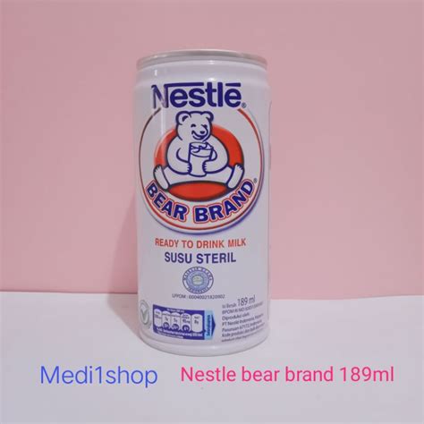 Jual Susu Nestle Bear Brand 189ml Shopee Indonesia