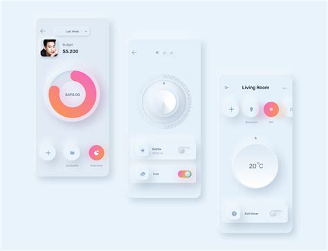 Skeuomorph Ui Kit Behance
