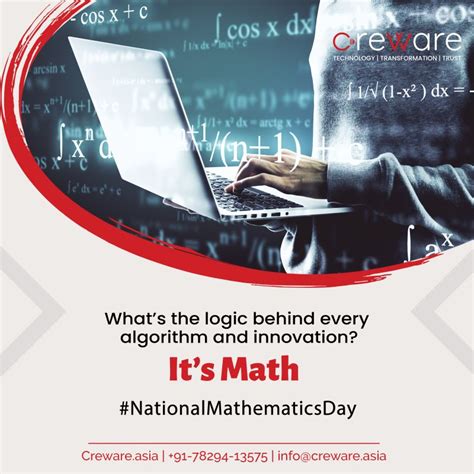 Creware Technologies Pvt Ltd On Linkedin Nationalmathematicsday