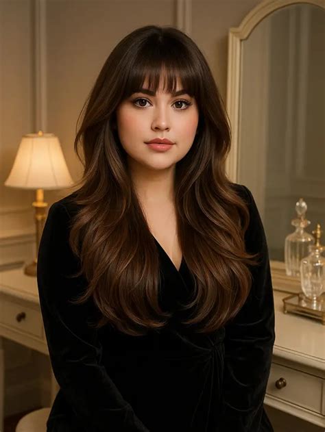 7 Ide Model Rambut Layer Panjang Wajah Bulat Untuk Usia 30an Tampil Beda Dan Fresh