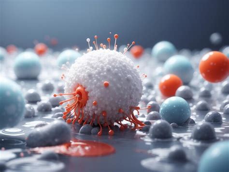 Premium Photo Defense In Action White Blood Cell Attacking An