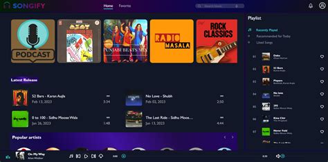 Github Agyapalsinghsony Sony Is Frontend Template For Music