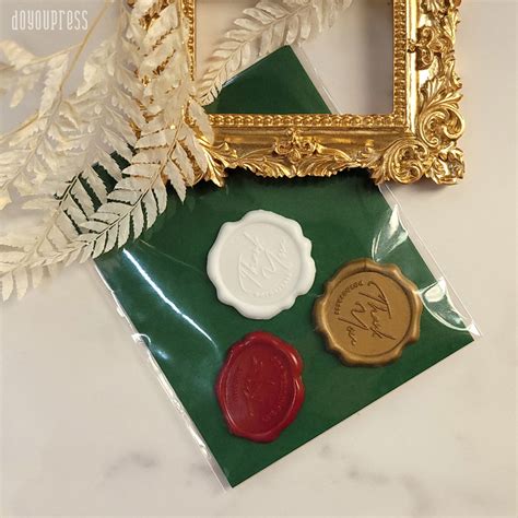 실링왁스 스티커레드골드화이트 샘플러