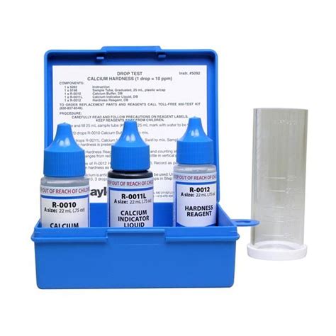 Taylor Water Technologies Calcium Hardness Drop Test Kit K 1770