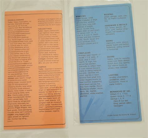 8 Dougless Guide Period Correct Styles For Dollhouses Different Time Periods Htf 4583652206