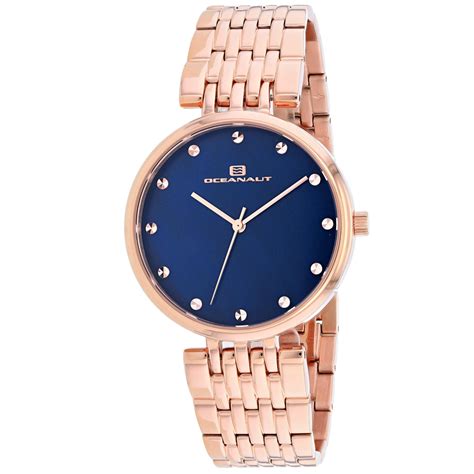 Oceanaut Womens Aerglo Blue Mop Dial Watch Oc2204 Oceanaut Watches