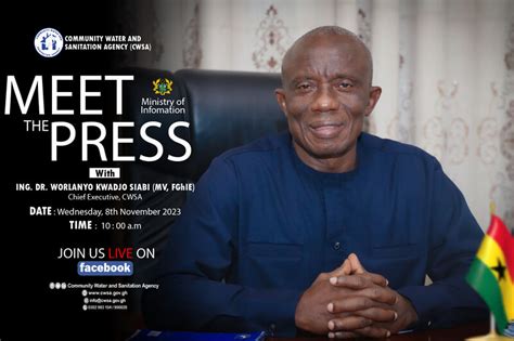 Community Water And Sanitation Agency Cwsa On Linkedin Meetthepress2023