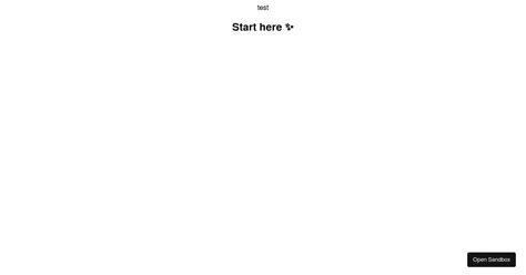 Jest Test Codesandbox