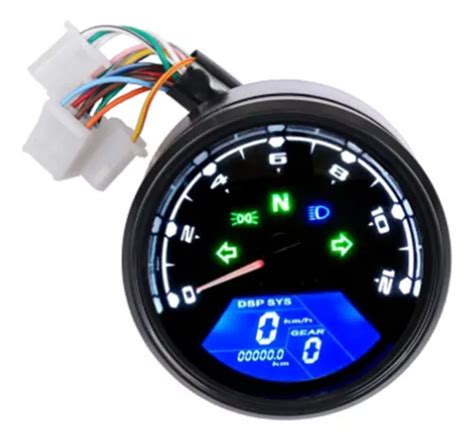 Tacômetro Digital Lcd Universal Velocímetro Odômetro Água Parcelamento Sem Juros