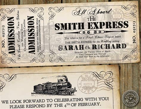 Free Printable Vintage Train Ticket Template Printable Templates
