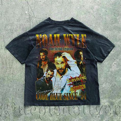 Noah Wyle Inspired Shirt 90s Medical Drama Tee The Scrub Legend