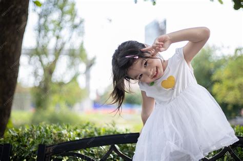 Premium Photo Sweet Happy Smiling Three Year Old Girl Playing In A
