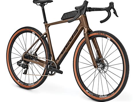 Vélo Gravel Carbone Focus Atlas 8 9 Rival Etap Axs Xplr 12v Goldbrown 2023