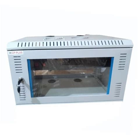 Mild Steel White And Blue Wall Mount Server Rack 5kg Storage Capacity