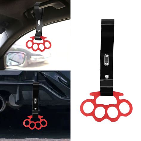 Brand New Knuckles Jdm Tsurikawa Ring Subway Train Bus Black Strap Cha