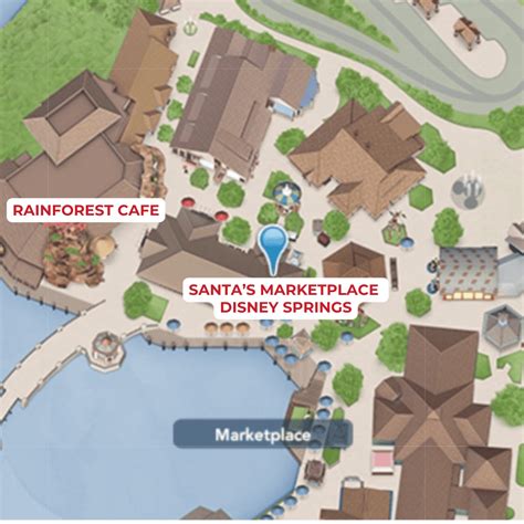 Santa Claus Is Coming To Santas Marketplace At Disney Springs This