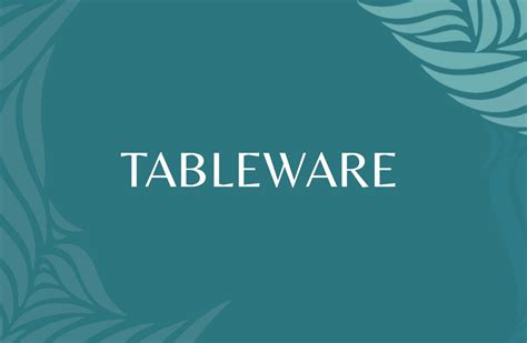 Tableware Code Silver