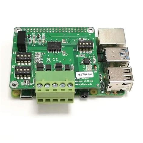 Rs422 Rs485 Hat Für Raspberry Pi Mit Galvanischer Trennung