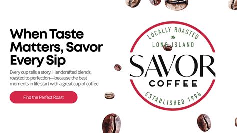 Savor Coffee A World Of Coffee
