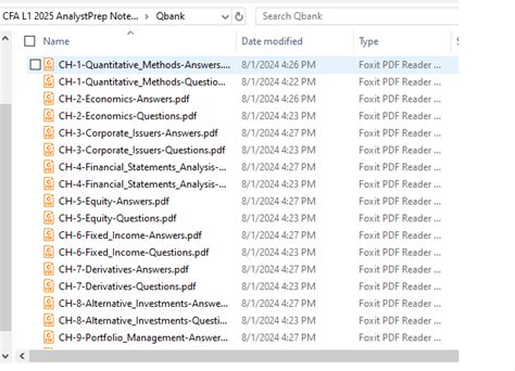2025 Cfa Analystprep Question Bank Level 1 Cfa Ebooks