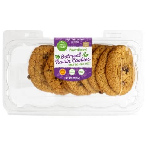 Simple Truth™ Plant Based Oatmeal Raisin Cookie 9 Oz Kroger
