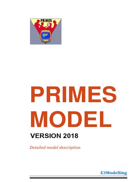 The Primes Model 2018 Pdf Supply And Demand Sustainable Energy