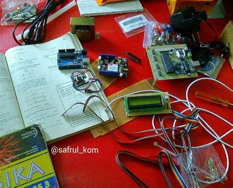 Component Testing Arduino Uno Atmega 8535 Shield Lcd And Gsm Shield