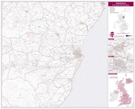 Aberdeen Postcode Sector Map