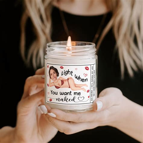 Light Me When You Want Me Naked Valentines Funny Naughty Ts For Him