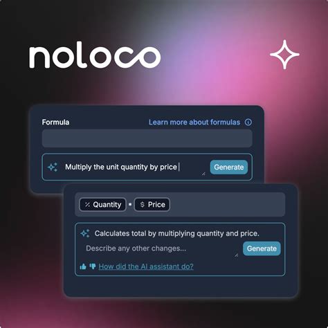 Noloco on LinkedIn: 💡 Introducing AI Formula Recommendations in Noloco! Creating or editing…