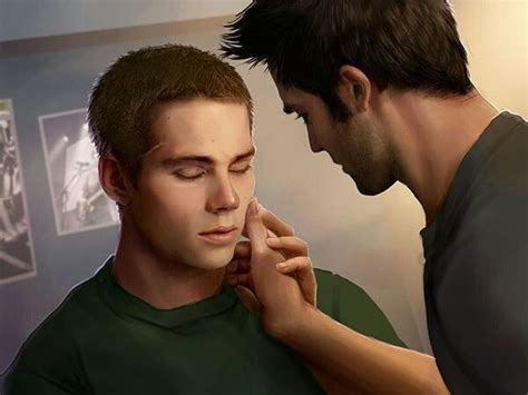 Teen Wolf Art Teen Wolf Ships Derek Hale Tyler Hoechlin Dylan Obrien Gay Cuddles Sterek