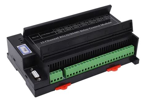 Módulo De Control De Relé De 15 Canales Rs485 Rs232 Plc Do P Cuotas Sin Interés