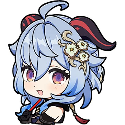 Sticker Maker Genshin Emotes Pack 16