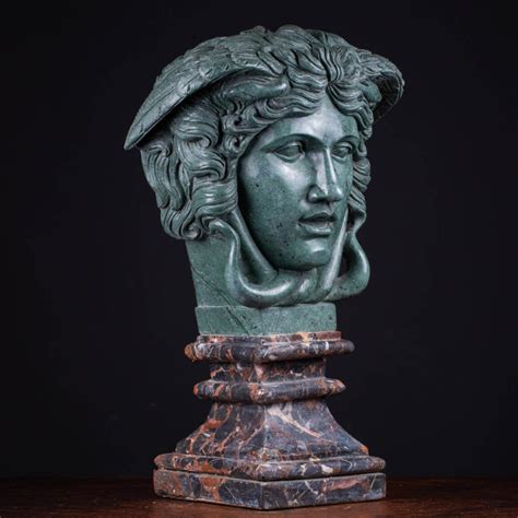 Marble Sculpture Of Medusa Before The Transformation Asm 03