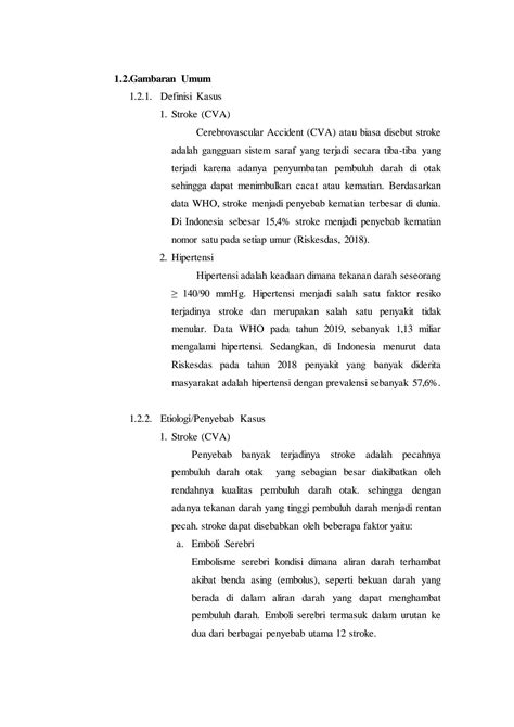 Solution Ncp Cva Stroke And Hypertension Studypool