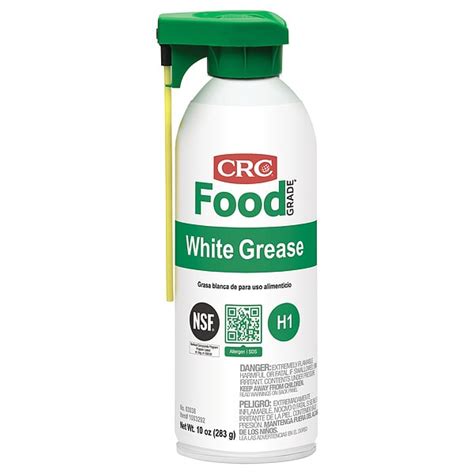 Crc White Grease H1 Food Grade Nlgi Grade 2 10 Oz Aerosol Can 03038