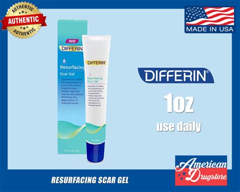 Differin Resurfacing Scar Gel Improve Acne Scars And Surface Imperfection Improve Skin Texture