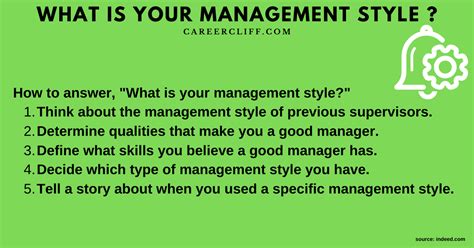management style interview question