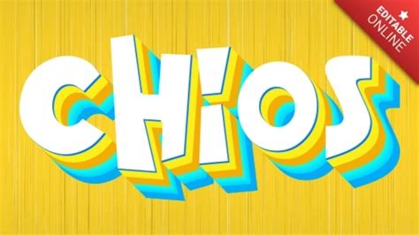 Chios Text Effect Generator