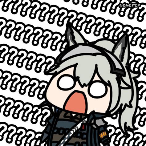 Seseren Arknights Animated Animated  Lowres 1girl Animal