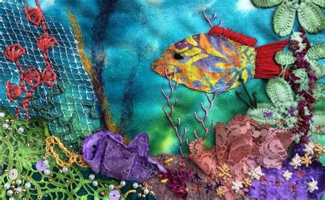 Textile Artists Embroidery At Bridget Mireles Blog