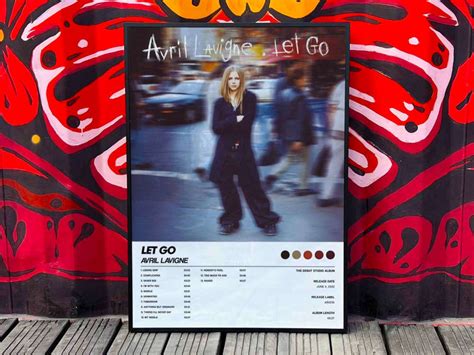 Avril Lavigne Let Go Album Cover Poster Lylyprint Com
