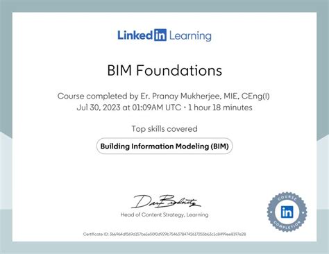 er pranay mukherjee mie ceng i on linkedin certificate of completion