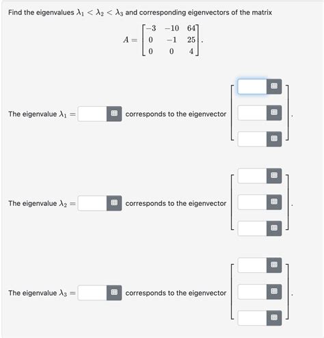 solved find the eigenvalues λ1