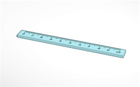 3d Design 20200724mc Ruler 簡秀庭 Tinkercad