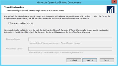 Hands On With Microsoft Dynamics GP R Install Service Based Architecture Web Components