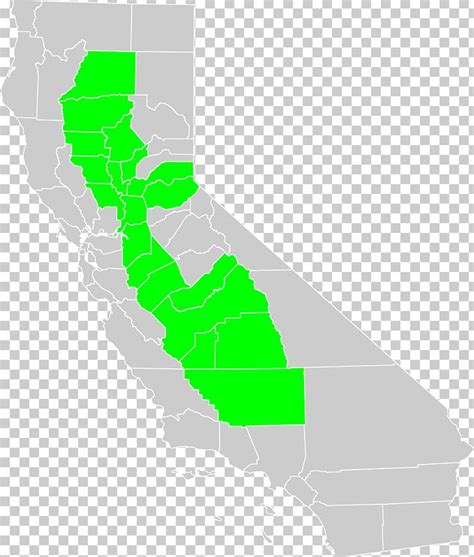 Central Valley Project San Joaquin River San Fernando Valley Map Png