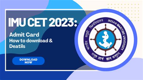 Imu Cet 2023 Admit Card