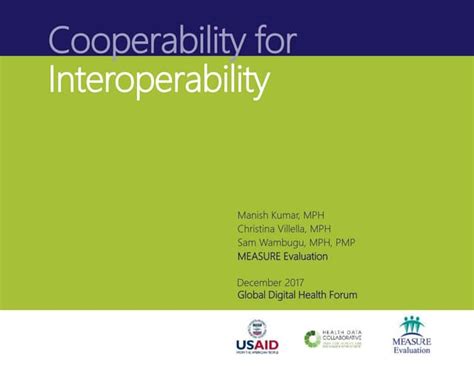 Cooperability For Interoperability Pptx