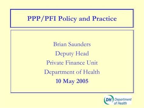 Private Finance Unit